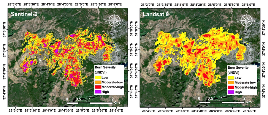 How Satellite Images help to detect the Severity of Wildfires - SocietyByte